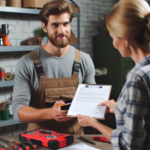 Handwerkerrechnung Muster Vorlage + PDF September 2025